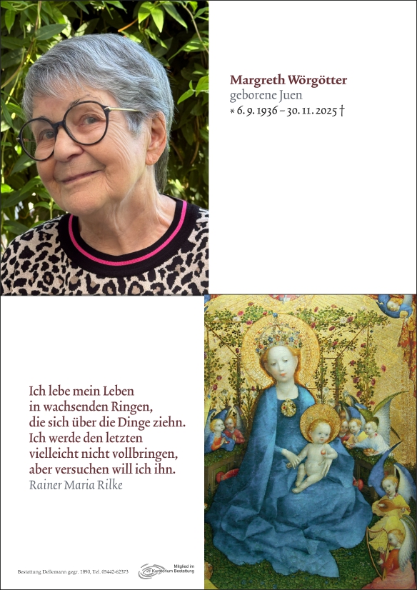 Sterbefall Detailansicht